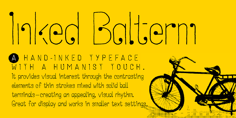 The Inked Balterm Font Family: A Dynamic Design by Adam Ladd – Font ...