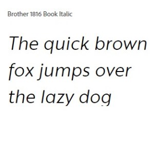 Brother 1816 Font Family: A Timeless Blend of Tradition and Modernity ...